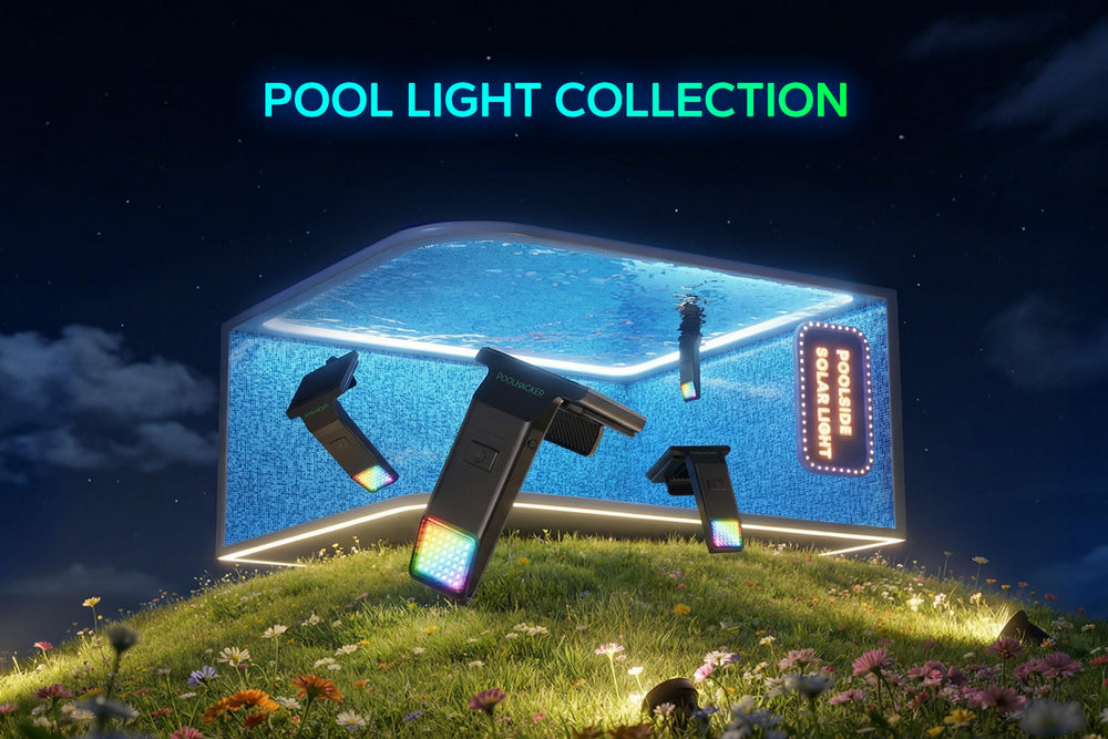 Solar Pool Lights for Above-Ground & In-Ground Pools | Poolhacker® Official