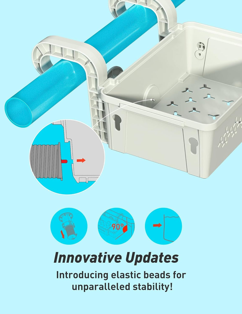 Poolside Basket for above ground pool - Poolhacker