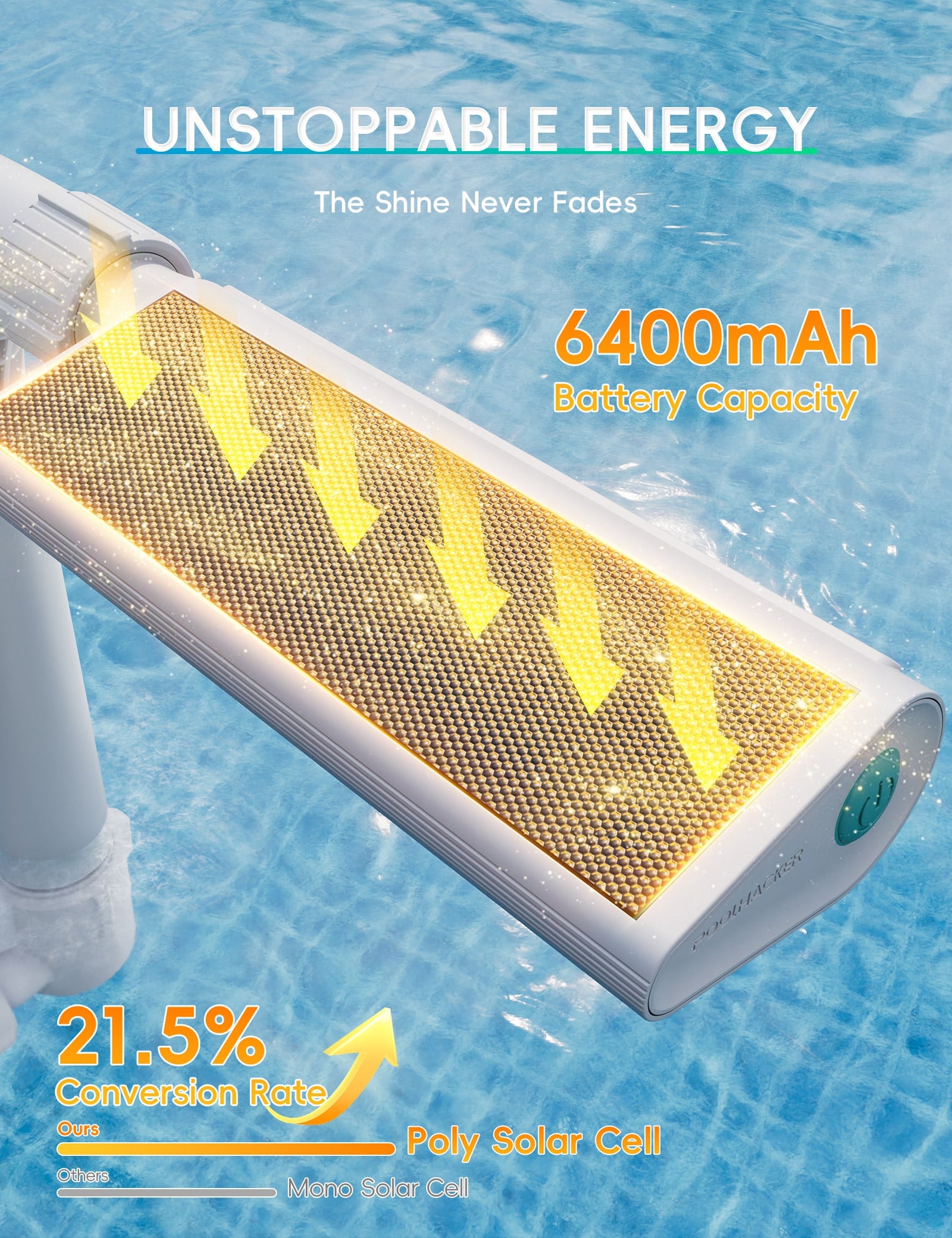 Solar Pool Fountain Light - DualArc